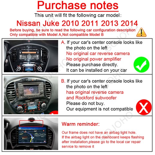 10.1" 64GB Android 13 Car Stereo Radio BT GPS Carplay For Nissan Juke ...