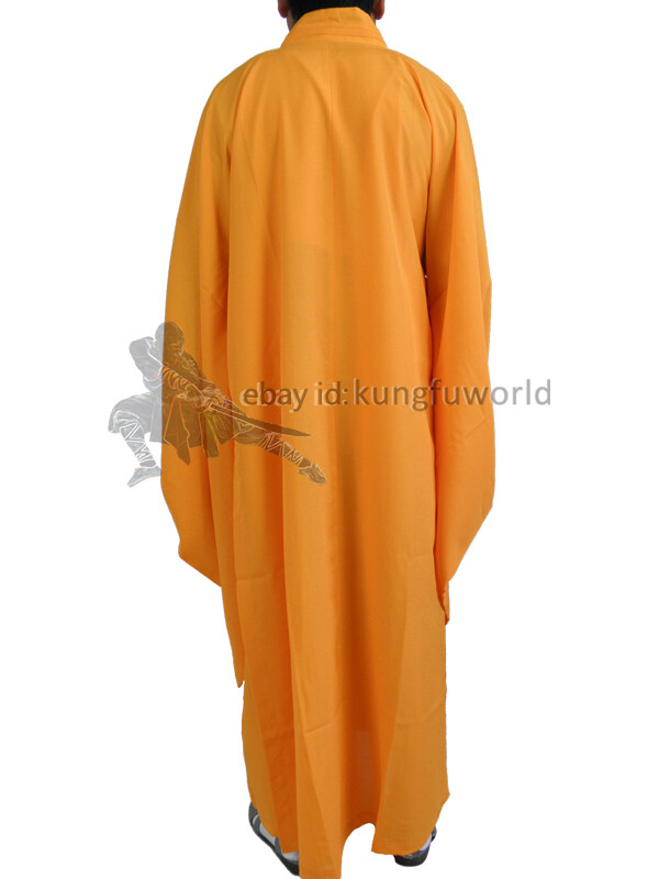 Shaolin Buddhist Monk Dress Haiqing Robe Meditation Uniform Kung fu Tai ...
