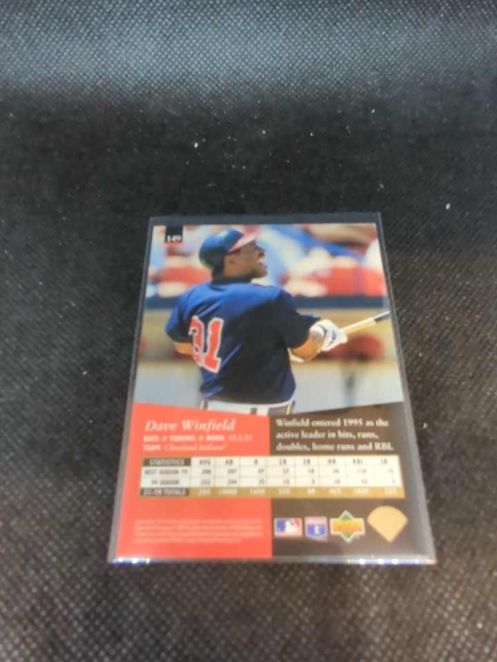 DAVE WINFIELD INDIANS 1995 UPPER DECK UD SP #149 | eBay