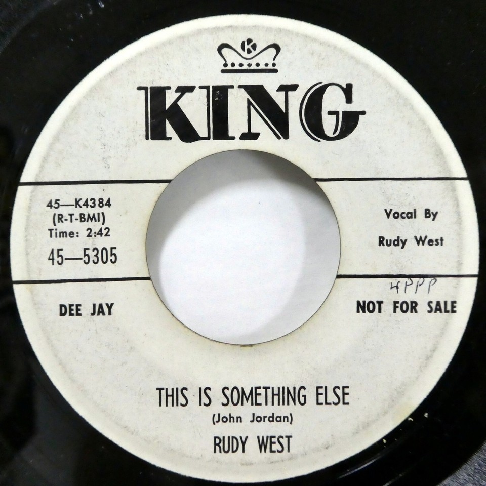 RUDY WEST 45 Measure of My Love / This is Something Else KING Original ...