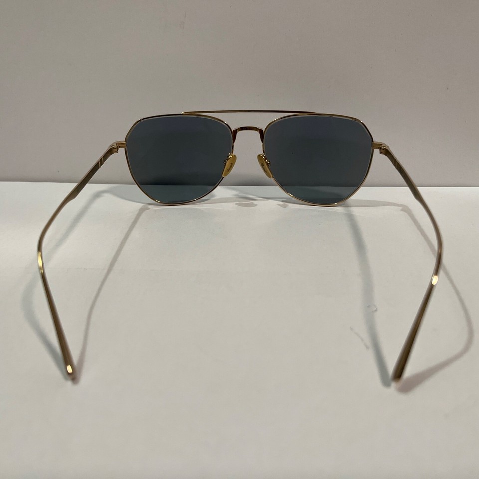 PERSOL PHANTOS TITANIUM AVIATOR GOLD LIGHT BLUE SUNGLASSES 5003-ST ...