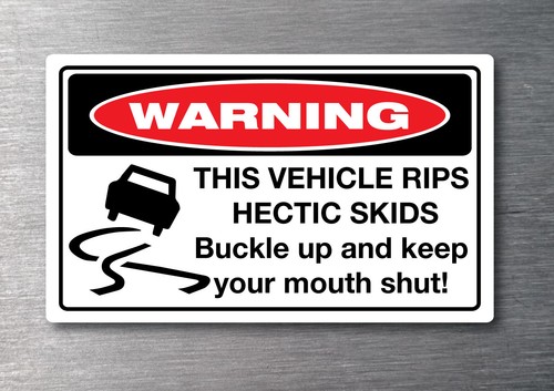 Hectic Skids Sticker quality 7 year vinyl water & fade proof car jdm ...