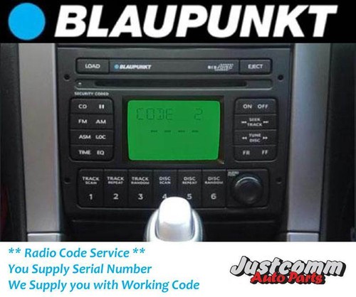 Holden Commodore VZ Executive Blaupunkt CD Player Pin Code Service | eBay Australia