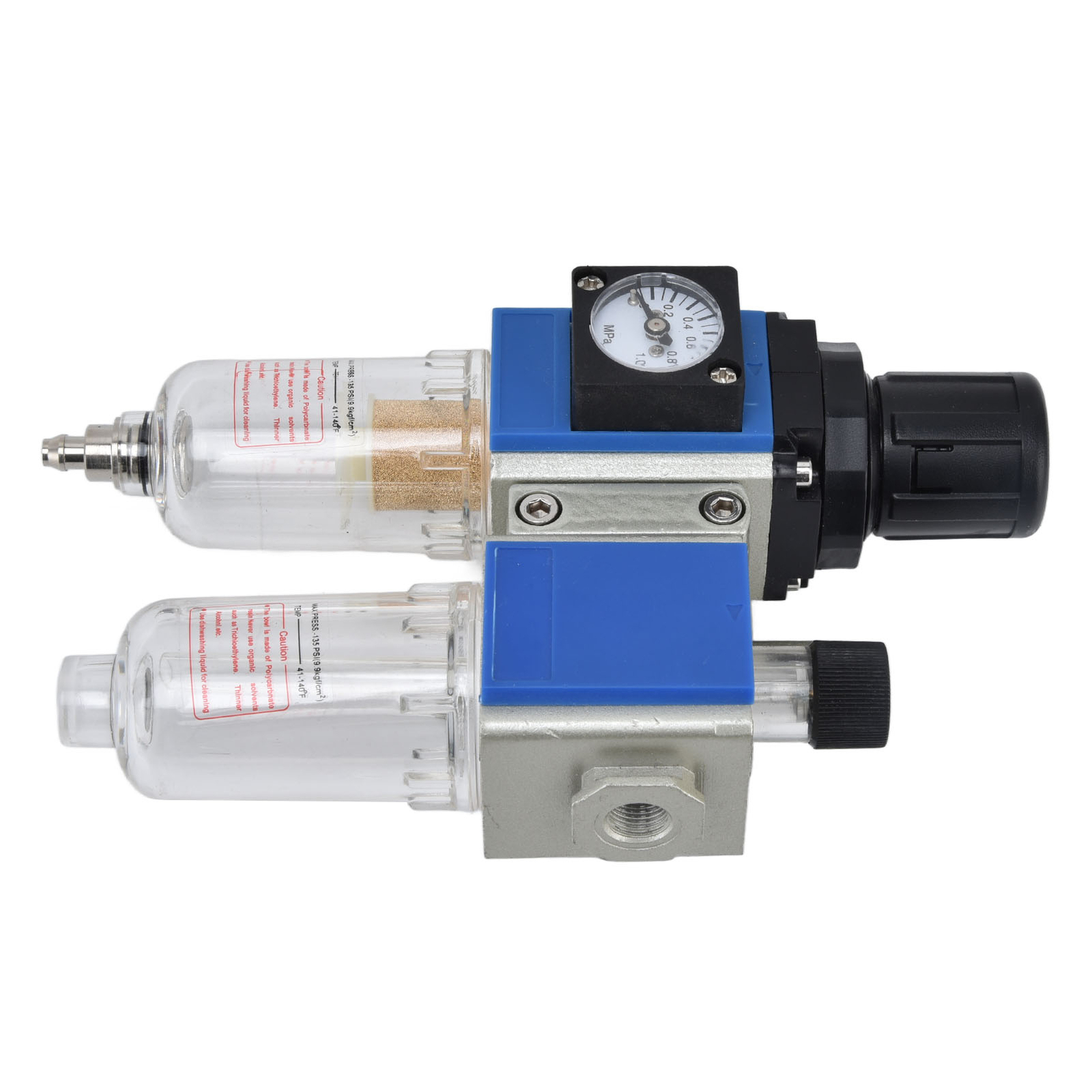 PT1/8 PT1/4 Air Compressor Flow Filter Pressure Regulator Lubricator ...