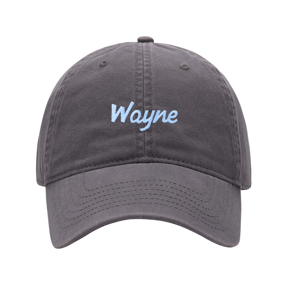 Baseball Cap Men Name Wayne Gift Embroidered Washed Cotton Dad Hat ...