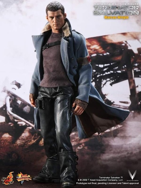 Movie Masterpiece Terminator 4 1/6 Scale Figure Marcus Wright Hot Toys ...