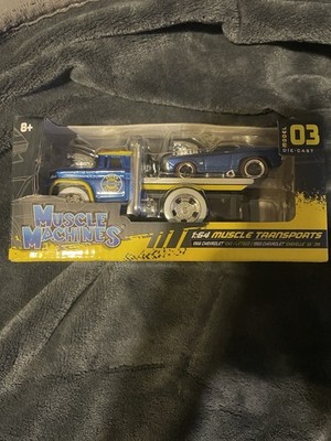 Maisto Muscle Machines 1:64 Flatbed Oldsmobile 442 Muscle Transports | eBay