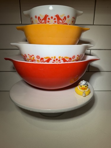 Vintage Pyrex 1970’s “Friendship” 4 Piece Set - Cinderella / Mixing ...