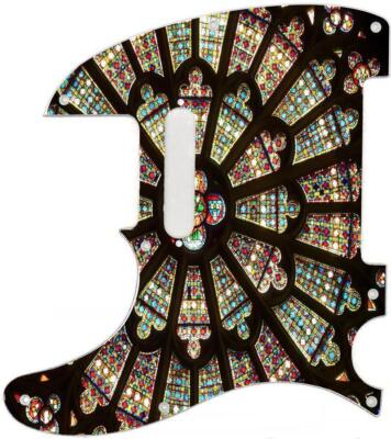 Telecaster Pickguard Left Handed Graphic to fit Fender 8 hole Church ...