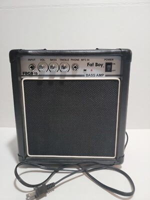 Fat Boy 15 Watt Bass GUITAR Amplifier FBGB15 | eBay
