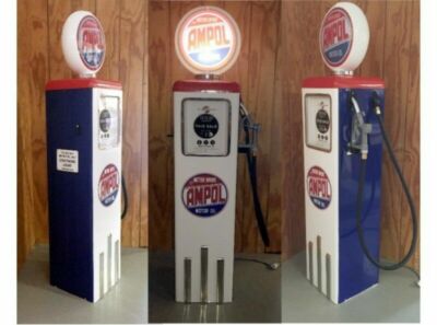 Ampol Oil Petrol Bowser Fuel Pump Petrol Gas Service Station Gasoline ...