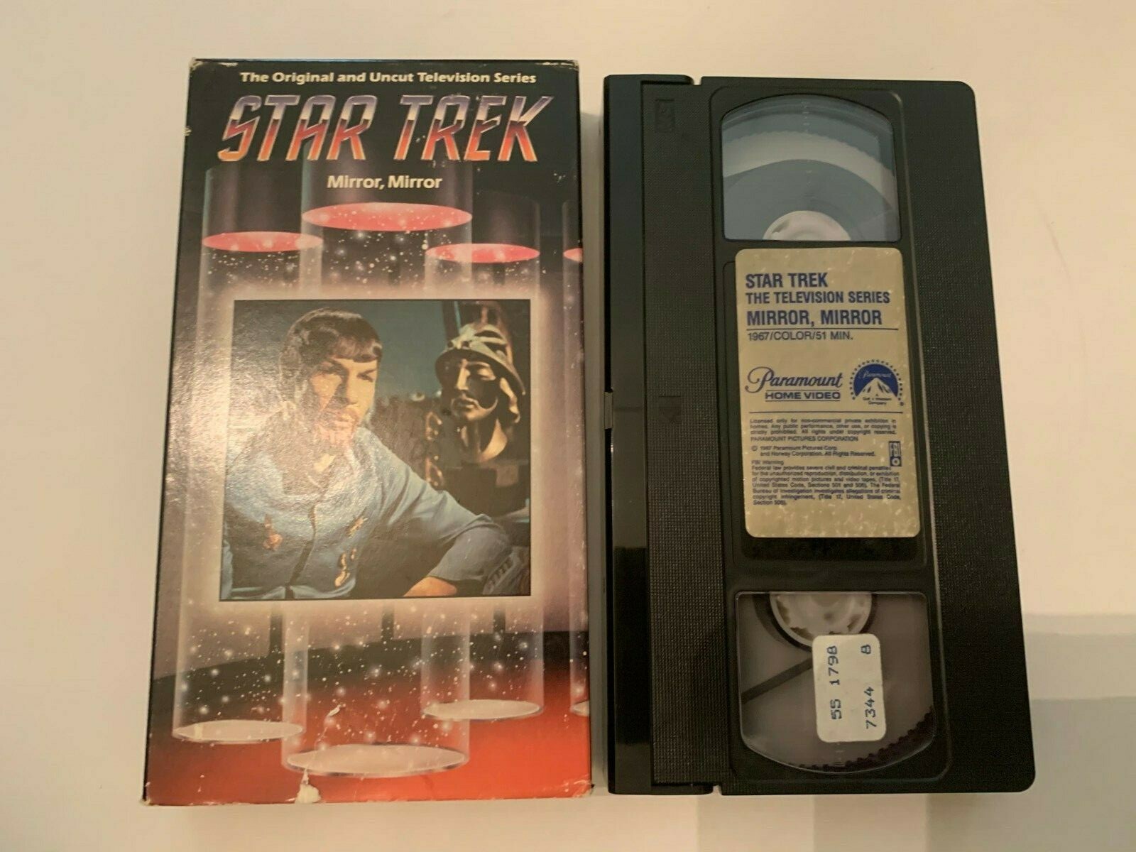 1967 Star Trek Original TV Series Mirror Mirror VHS Video Tape | eBay