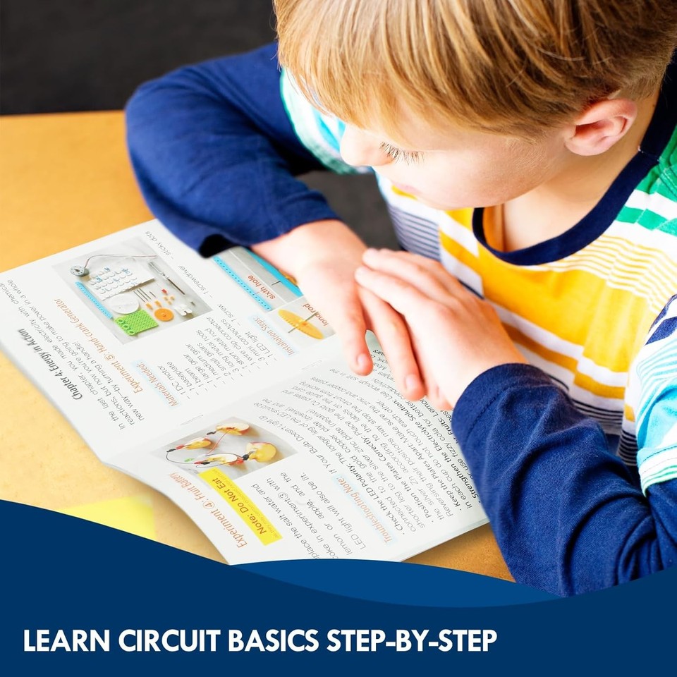 STEM Electric Circuit Kit for Kids Ages 8-12, Electrical Circuits ...