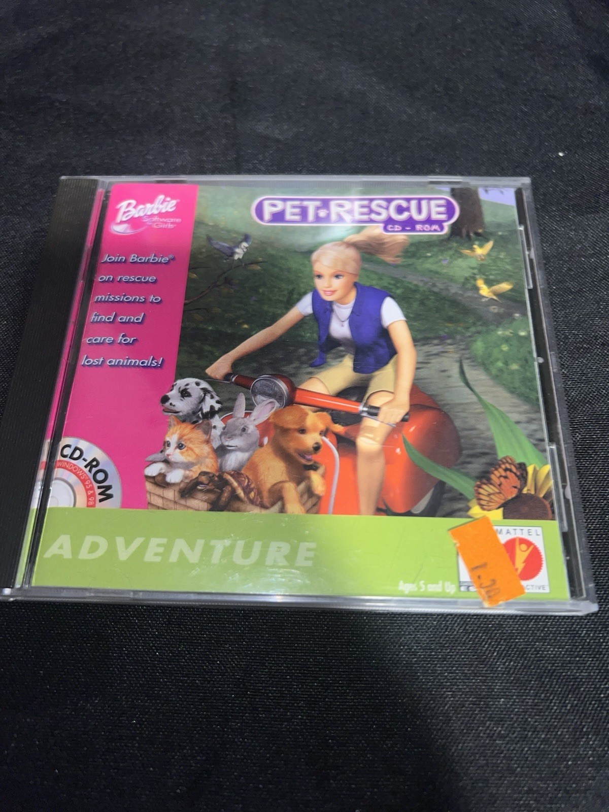 Super Clean Barbie Pet Rescue PC Computer Game Windows CD-ROM Excellent ...
