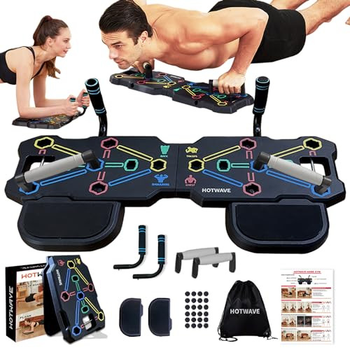 Portable Workout Equipment with 20 Gym Accessories.Push Up Board | eBay