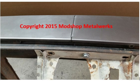 1961-1966 Ford F100 Truck Radiator Support Cover - 2 Piece 18Ga. steel ...