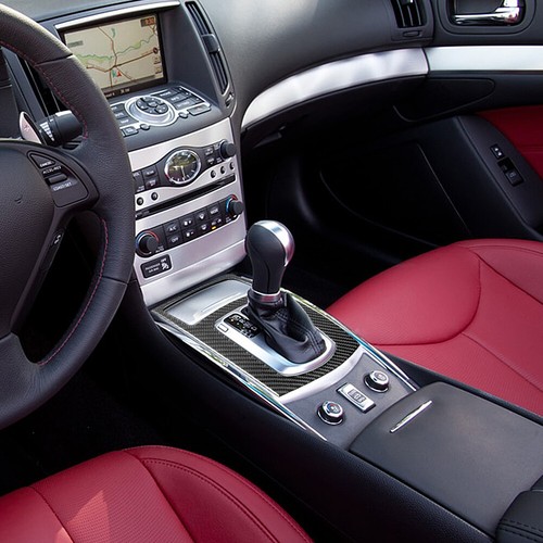 Carbon Fiber Interior Automatic Gear Shift Cover Trim For Infiniti G37 ...