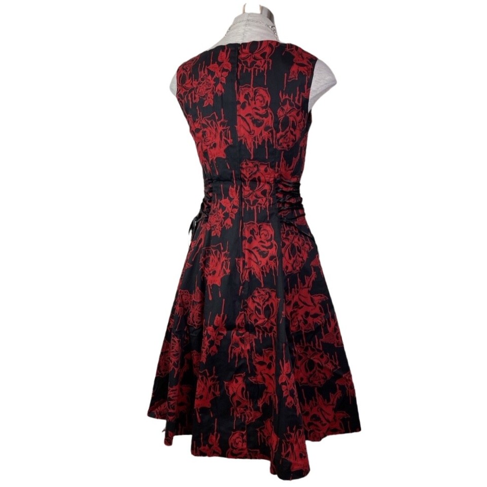 HELL BUNNY PIN UP TATTOO PSYCHO VAMPIRE BELLA HEMOPHILIA DRESS ...