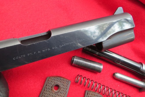 Colt Government 1911 45acp Parts Slide Barrel Post-WWII 1950-1960 ...
