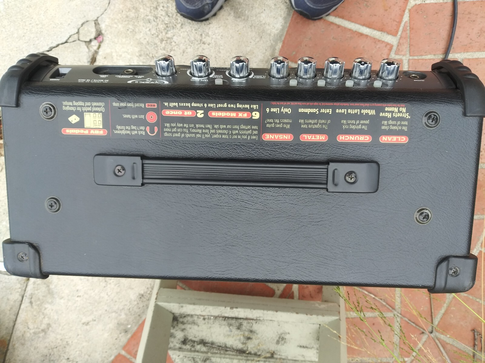 Line 6 Spyder 2 Guitar Amplifier With Built In Effects Clean Crunch ...