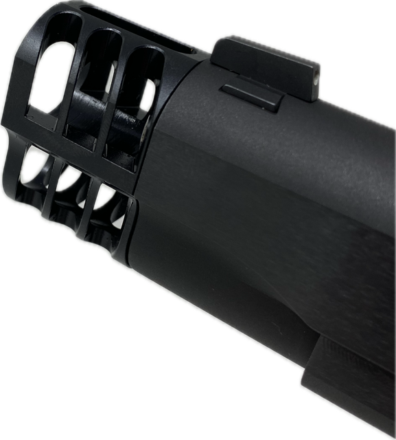 1911 Compensator Brake - Muzzle Brake -Top and Bottom SLOTS 45acp ...