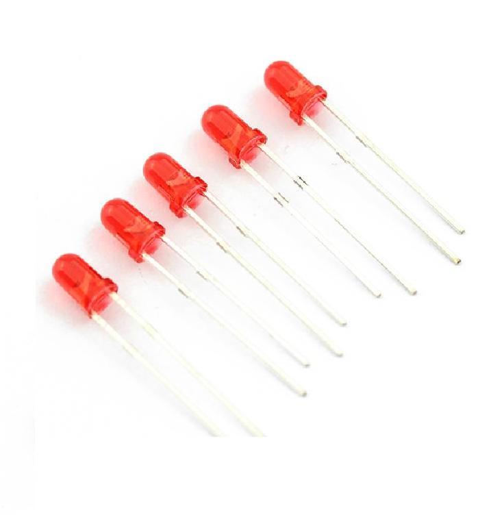 1000Pcs Diffused LED 3MM RED COLOR RED LIGHT Super Bright NEW | eBay