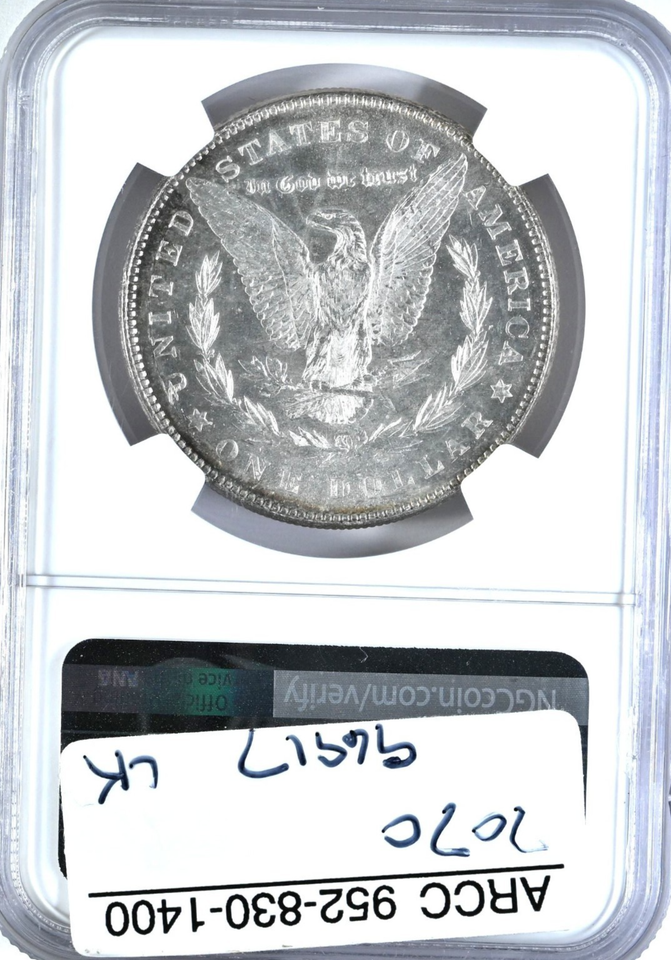 1878 7TF Morgan Dollar $1 MS 61 7/8TF Weak NGC Graded Coin #7070 | eBay
