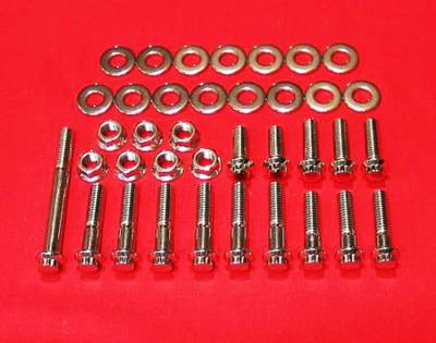 HARLEY 1999-2016 TOURING ARP 12PT POLISHED STAINLESS MOTOR MOUNT BOLT ...