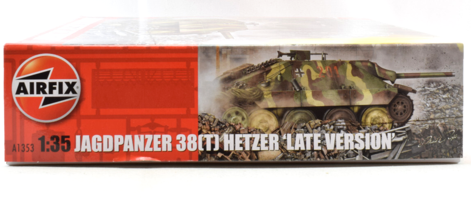 Airfix JagdPanzer 38(t) Hetzer - Late Version 1:35 Plastic Model Tank ...