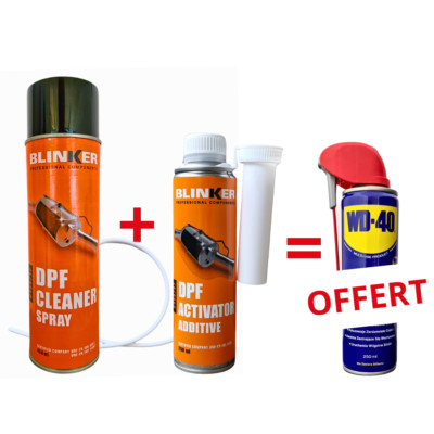 PACK BLINKER : 1 additif FAP, 1 Spray Nettoyant FAP (offert 1 ...