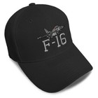 Baseball Cap F-16 Fighting Falcon Airplane B Embroidery Dad Hats for ...