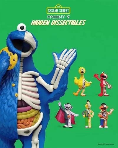 Sesame Street Hidden Dissectible Series Confirmed Blind Box Figure Toy ...