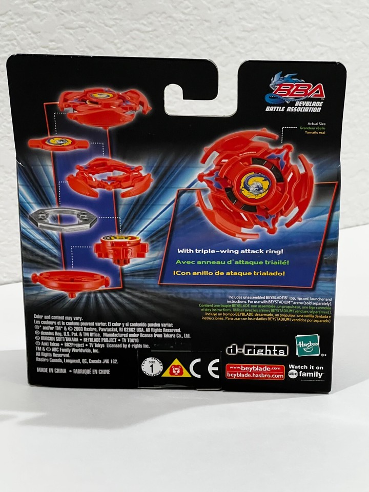Beyblade Master Dragoon A-31 V Force 2003 Hasbro New Sealed Very Rare ...