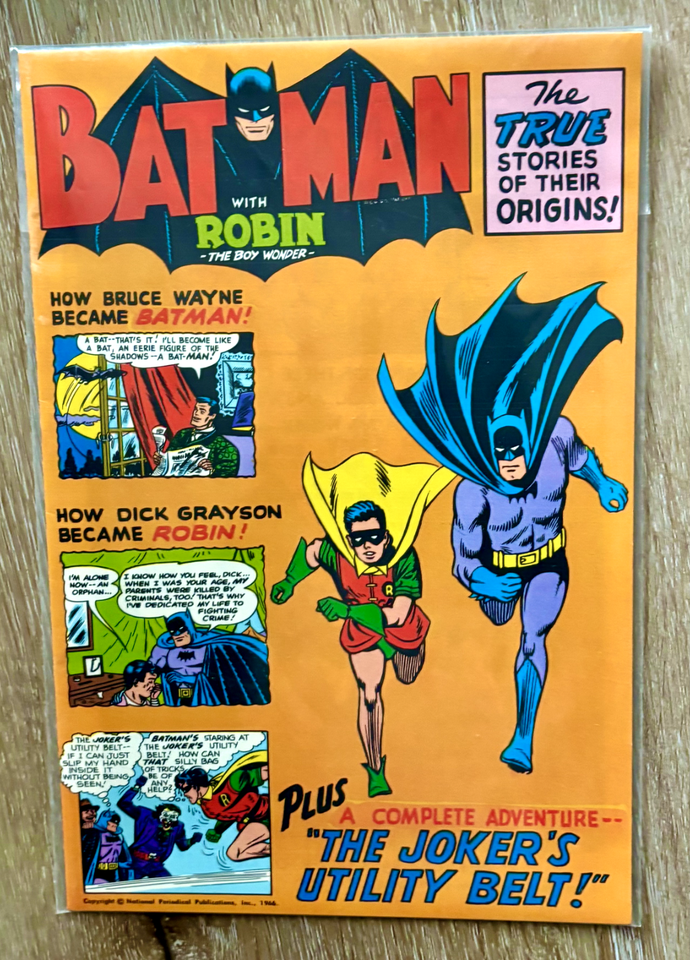 RARE 1966 Batman Golden Records Complete w/Box, Record, Card, Comic ...