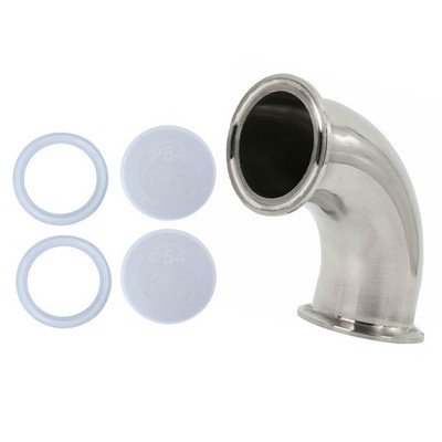 2 Inch Tri Clamp Stainless Steel Sanitary Elbow 90 Degree Pipe ...