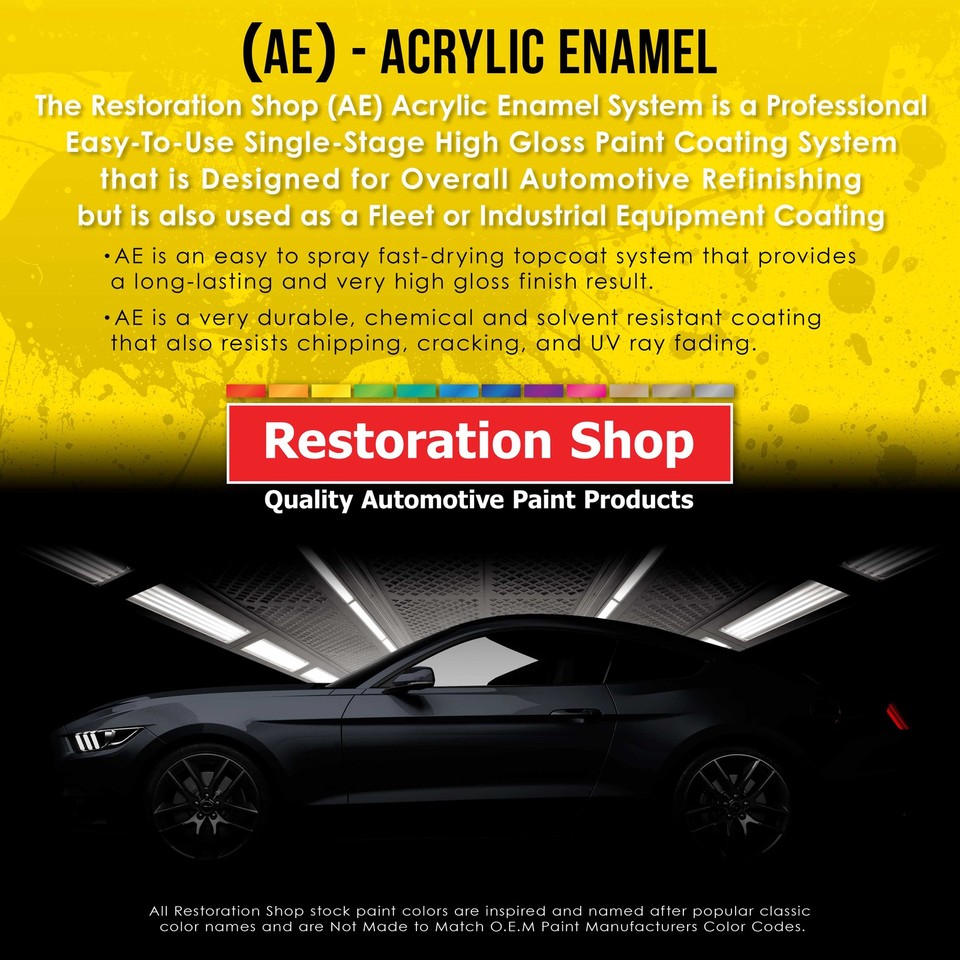 Restoration Shop Medium Green Metallic Acrylic Enamel Gallon Kit, Auto ...