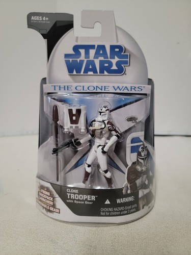 Star Wars The Clone Wars #21 Clone Trooper w/Space Gear (Firing ...