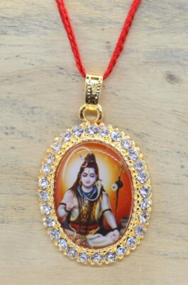 Shiva necklace pendant God Shiv Necklace Hindu Locket Jewelry Mala ...