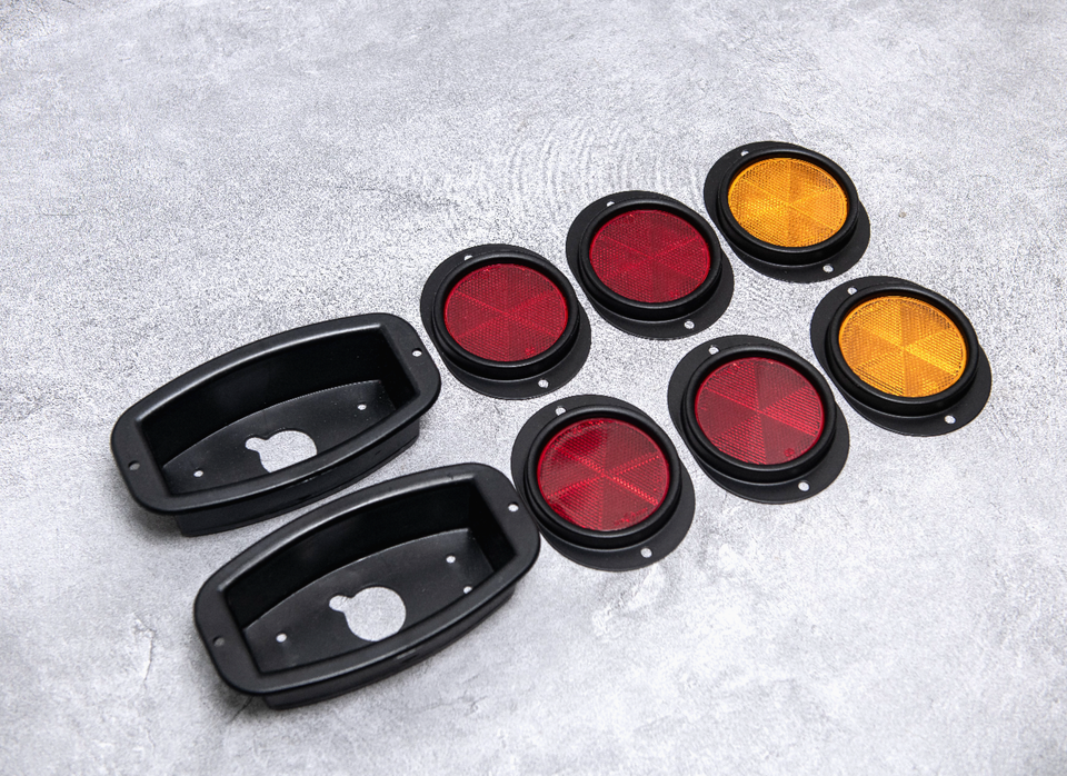 Humvee Reflector with Side marker light housing Hummer H1 | eBay