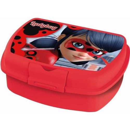 Miraculous Ladybug Small Sandwich Lunch Box Red | eBay