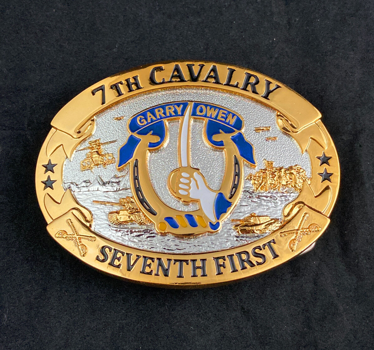 7th Cavalry Logo Army 7th Cavalry Regiment W Br Ribbon Sticker