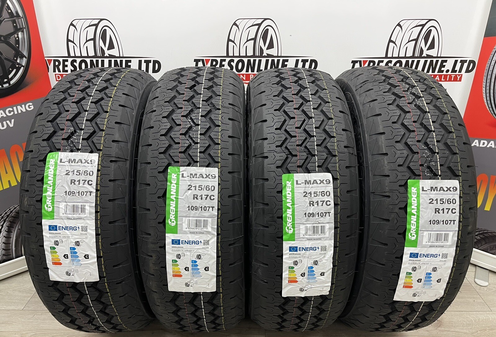 4 X 215 60 17C GRENLANDER 215/60R17C 109/107T COMMERCIAL VAN BRAND NEW ...