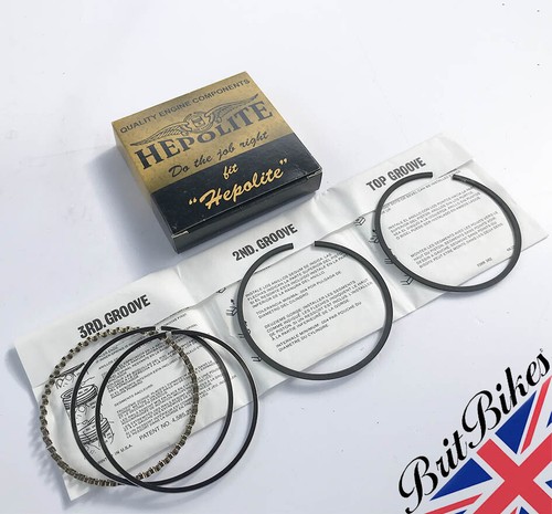 HEPOLITE PISTON RING SET BSA B50 84mm +060 - R26510 | eBay