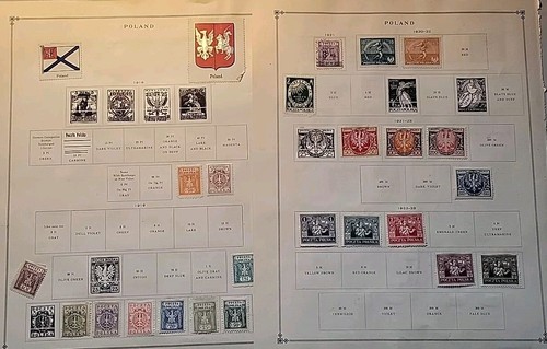 57 Old Poland Stamps. 46 Unused And 11 Used. 1918-1926. Post Due ...
