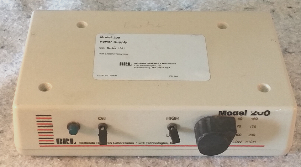 BRL MODEL 200 POWER SUPPLY Tested working.(C19B3) | eBay