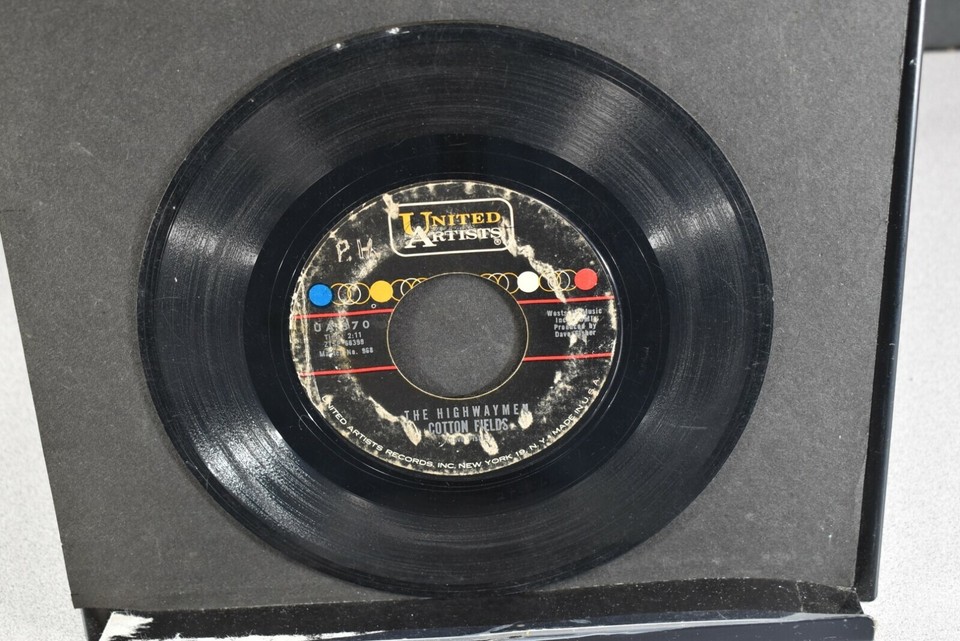 Highwaymen "Cotton Fields / The Gypsy Rover" 7" United Artists Records ...
