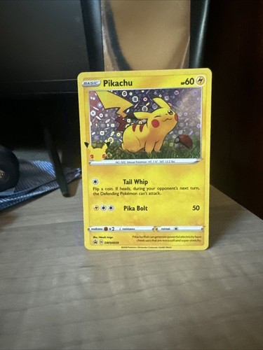 Pikachu Basic Hp 60 Lightning Holo #SWSH039 Pokemon 2020 Card | eBay