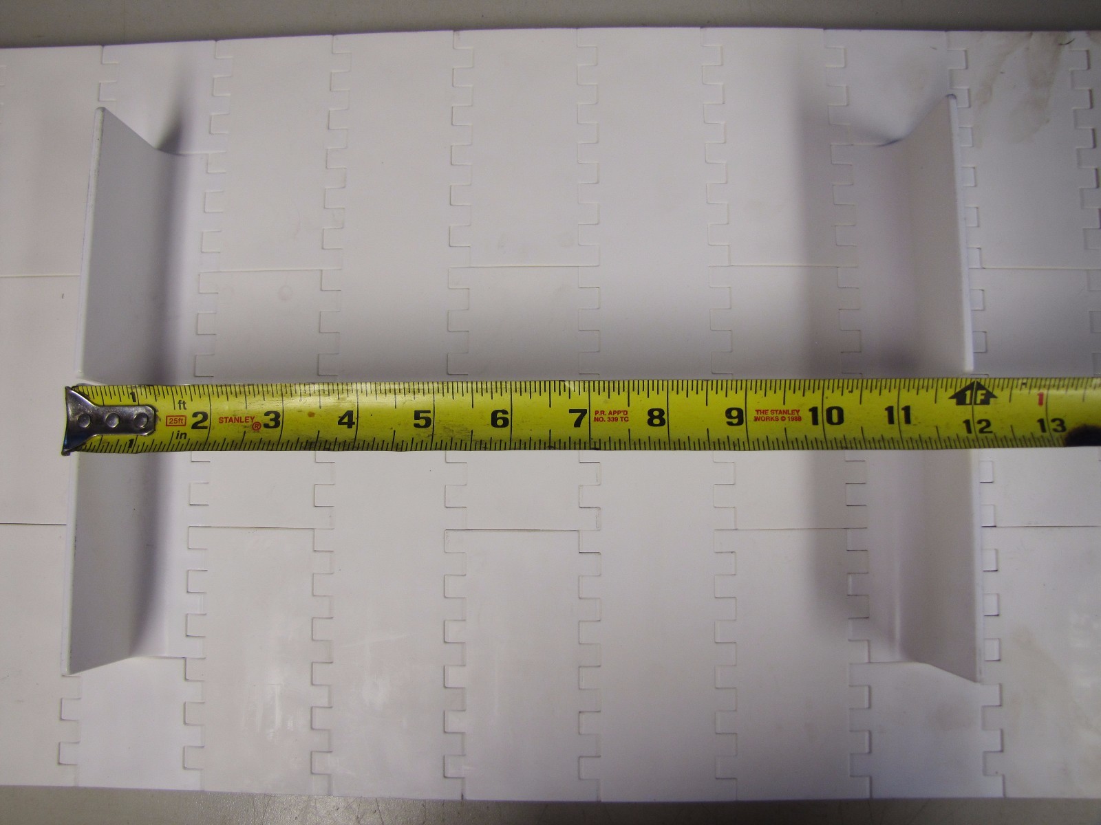 INTRALOX SERIES 800 50" X 12" FLAT TOP POLYPROPYLENE CONVEYOR BELT ...