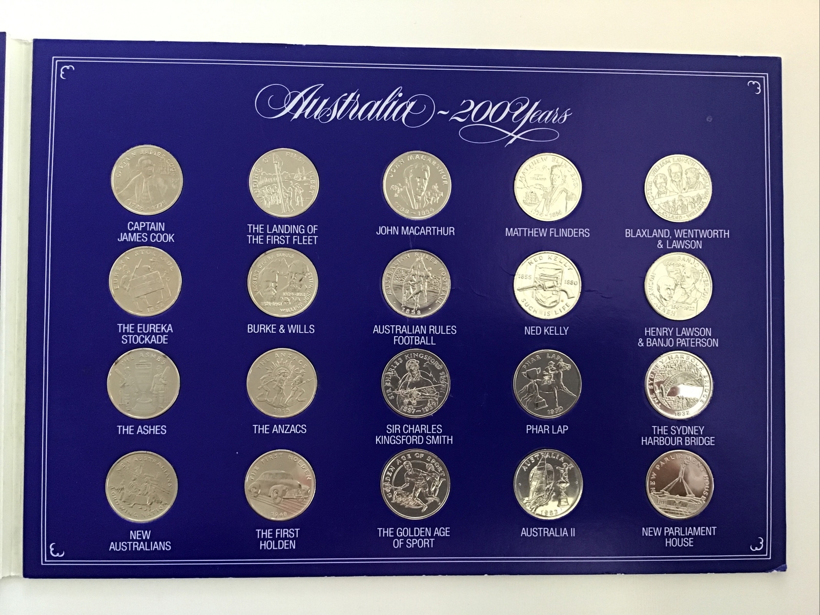 AUSTRALIA 200 YEARS - A COMMEMORATIVE MEDAL COLLECTION - THE SPIRIT OF ...