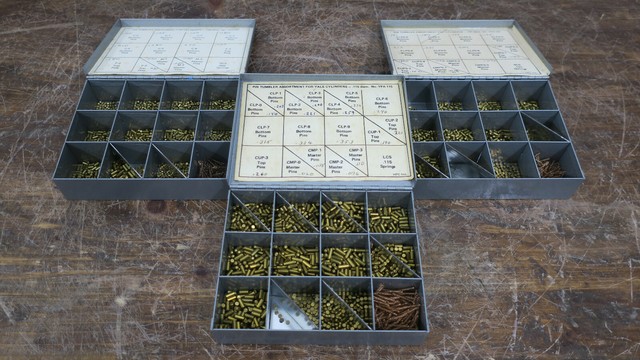 3 Sets Locksmith Lock Pin Tumbler Pinning Kits YALE YPA-095 YPA-115 YPA ...